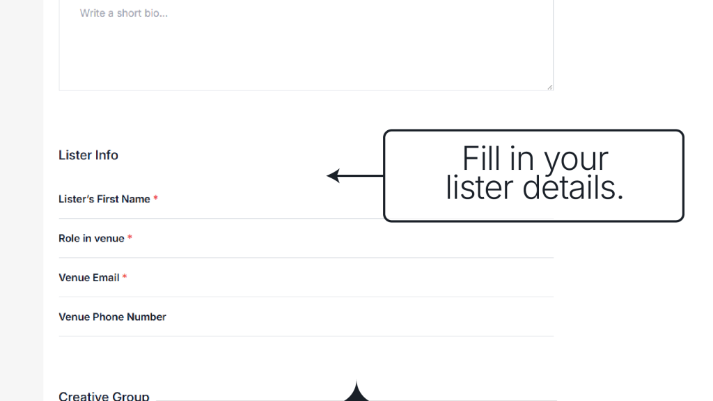 How To: List a Venue | Creative Taupō